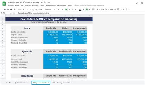 Ejemplo De Retorno De La Inversion