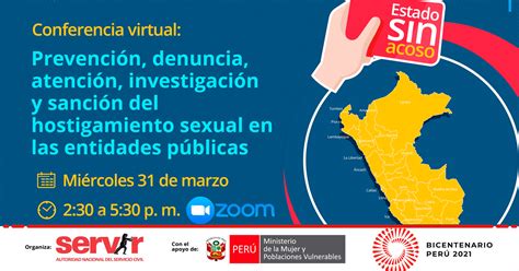 Conferencia Gratuita SERVIR Prevención denuncia atención del