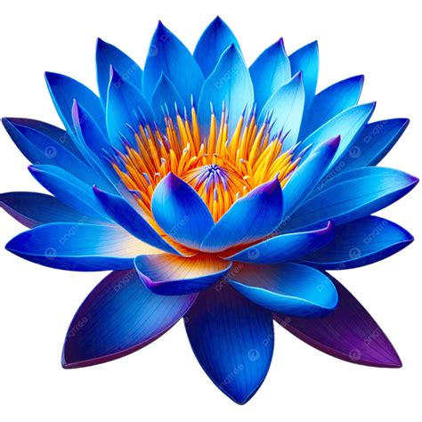 A Beautiful Blue Color Lotus Flower Blue Lotus Flower Lotus