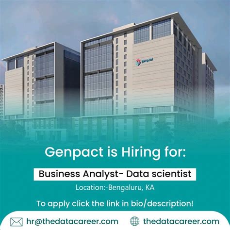 The Data Career On Linkedin Thedatacareer Jobs Career Dataengineer Genpact Hiringalert