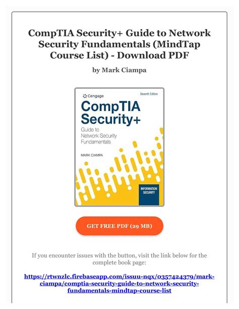 Pdf Comptia Security Guide To Network Security Fundamentals Mindtap Course List By Mark