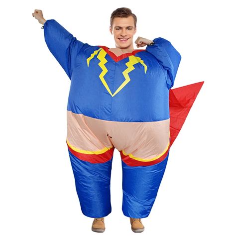 Aufblasbares Superman Kostüm Für Erwachsene