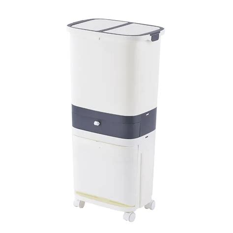 Classification Trash Can Kitchen Plastic Dustbin Wet And Dry Press
