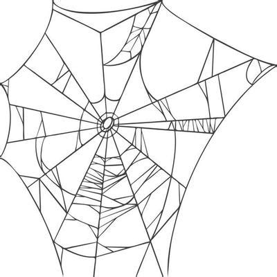 Spider Web Outline Vector Art Icons And Graphics For Free Download