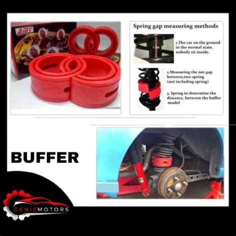 AMT Ori Car Shock Absorber Buffer Bumper Spring Buffer A B C D E F Absorber Kereta Iswara