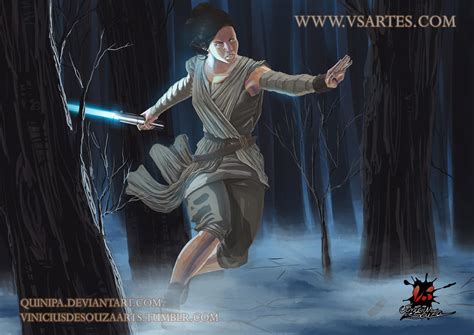 Rey Star Wars Fanart By Viniciusdesouza On Deviantart