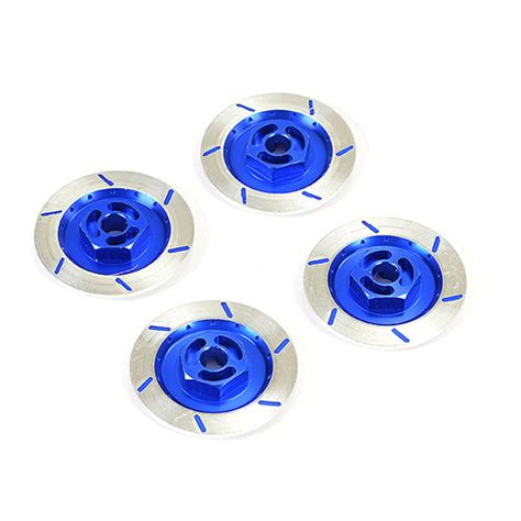 Fastrax Aluminium Disc Brake W Wheel Hex 4pc Blue Fast2216ab