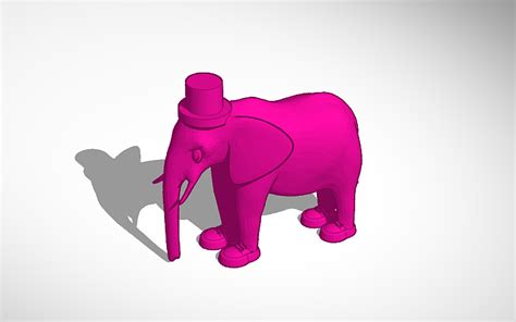 3d Design Thus Elephant Tinkercad