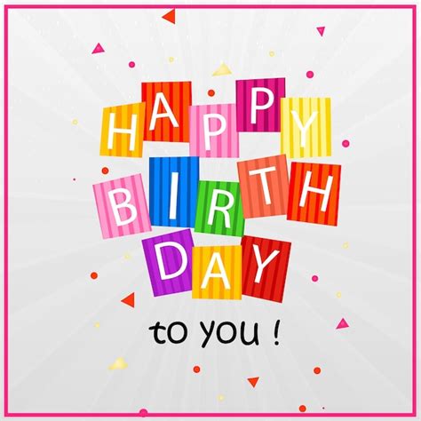 Premium Vector Happy Birth Day