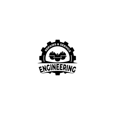 Engineer Logo Template Design Vector Engineering Worker And
