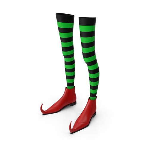 Witch Boots With Stockings 3d Incl Ankle And Character Envato Elements