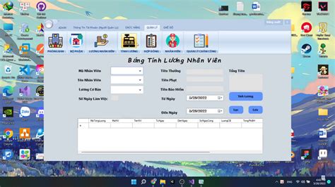 Phần Mềm Quản Lý Nhân Sự Winform C Sàn Giao Dịch Source Code Chia