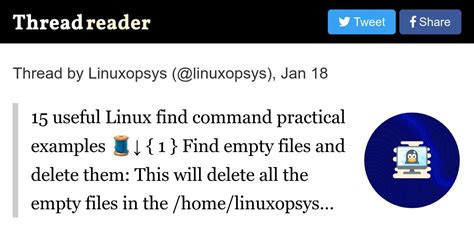 thread by linuxopsys on thread reader app thread reader app