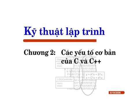 C2 Basics of C and Cpp lý thuyết matlab 2004 HOÀNG MINH S Ơ N Ch