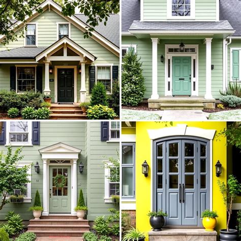 Light Green House Exterior