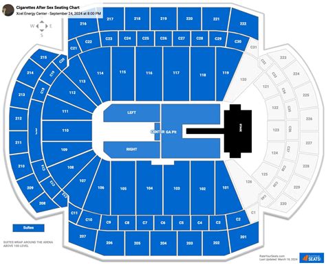 Xcel Energy Center Concert Seating Chart