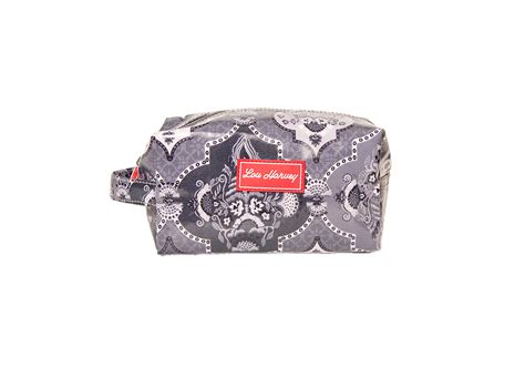 Indian Trellis Black And Grey Box Cosmetic Lou Harvey