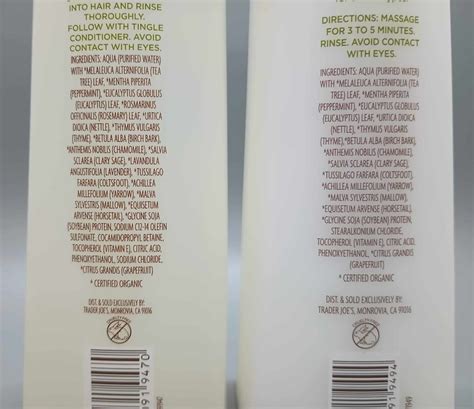 Trader Joes Tea Tree Tingle Shampoo And Conditioner Aldi Reviewer