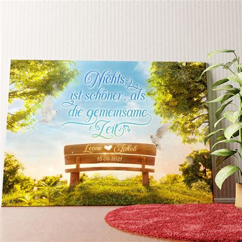 Setz Dich Zu Mir Personalisierbares Leinwandbild Liebesleinwandde