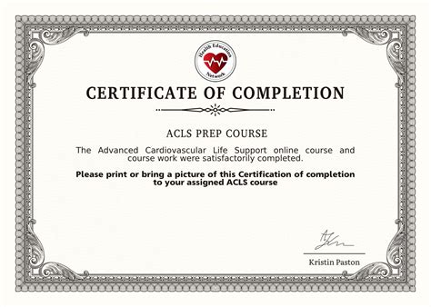 Acls Online Course National Sedation Center