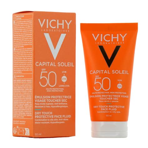 Capital Soleil Emulsion Protectrice Visage Spf50 50ml Vichy