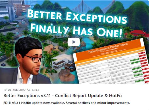 Better Exceptions Encontrar Mods E Ccs Desatualizadosquebrados