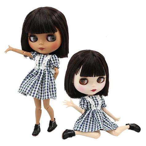 Icy Dbs Blyth Design A Friend Doll 16 Bjd Joint Body Short Brown Hair