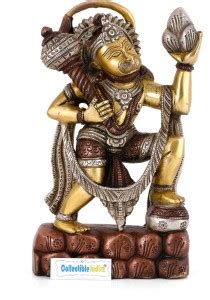 Collectible India Lord Bajarang Bali Hanuman Idol Decorative Showpiece