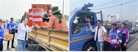 ทิพยประกันภัย ส่งคาราวานน้ำใจ Tip Smart Assist มอบน้ำดื่มทิพย บริการ