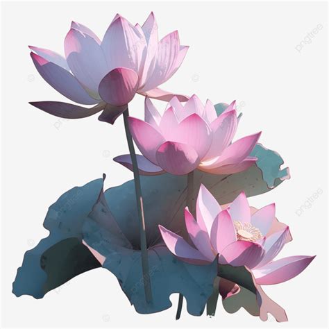보라색 분홍색 연꽃 분리 Png 파일 로터스 외딴 꽃 PNG 일러스트 및 이미지 에 대한 무료 다운로드 Pngtree