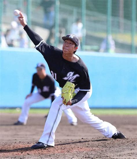 ロッテ・ドラ2大谷にプロの洗礼対外試合初登板で被弾「プロの打者はスイングが強い」 スポニチ Sponichi Annex 野球