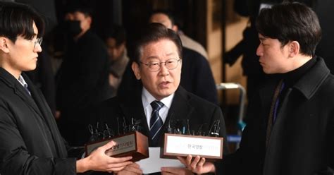 이재명 “회술레 같은 수치” Vs 檢 “사건 무관 입장문 황당”장외 기싸움도 치열