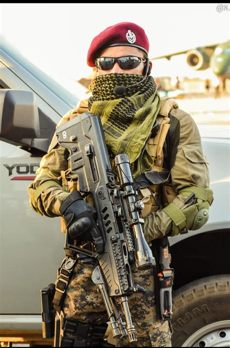 A Commando From The Elite Garud Special Forces Of The Air Force