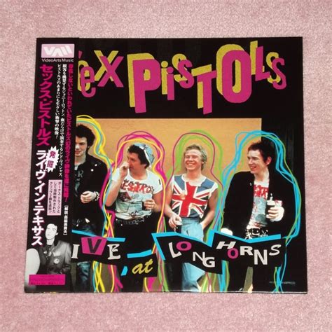 The Sex Pistols Live At Longhorns Rare 1995 Japan Laserdisc Obi