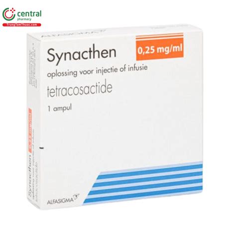 Thuốc Synacthen 025mgml Alfasigma Hỗ Trợ Xác định Chức Năng Thận