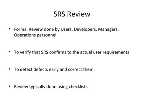 Requirement Specification Srs Ppt