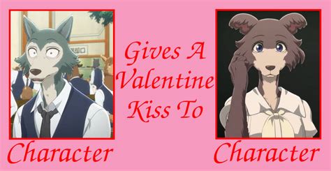 Legoshi Give A Valentine Kiss To Juno By Ajolley785727 On Deviantart