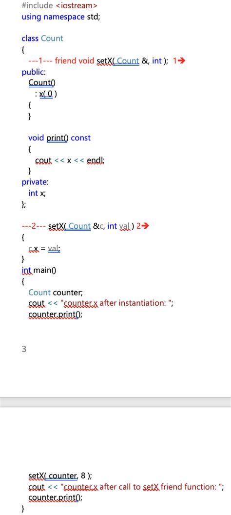 Solved Include Using Namespace Std Class Count 1 Chegg