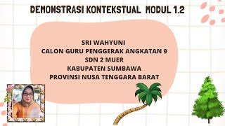 Demonstrasi Kontekstual Modul 1 2 Nilai Dan Peran Guru Doovi