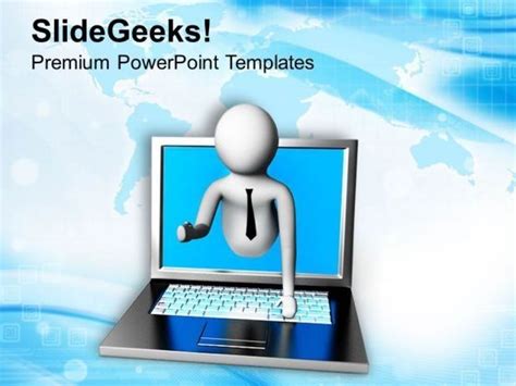 Laptop Can Change Your Life PowerPoint Templates Ppt Backgrounds For Slides