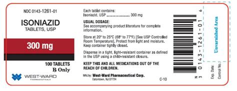 Isoniazid Tablets Fda Prescribing Information Side Effects And Uses