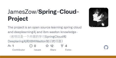 Github Jameszowspring Cloud Project The Project Is An Open Source