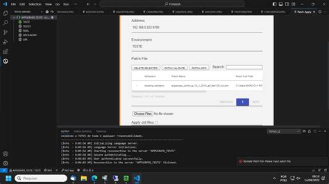 Erro Validate Patch Fail Please Input Patch File Arquivos Zip · Issue 1136 · Totvstds