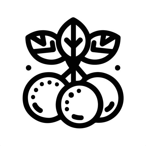 Simple Celan Line Art Illustration Of Blueberries Or Cranberries 47894206 Vector Art At Vecteezy