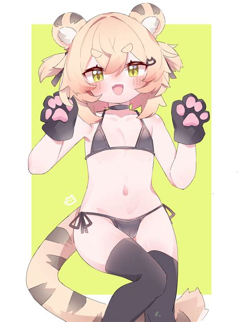 Tomcat Moconeko Toramimi Senpai Original Absurdres Commentary