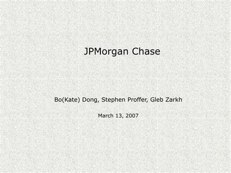 Ppt Bo Kate Dong Stephen Proffer Gleb Zarkh March 13 2007 Powerpoint Presentation Id