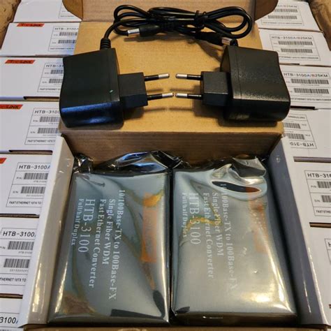 Jual HTB 3100 Netlink A B Media Converter Fiber Optik Single Mode