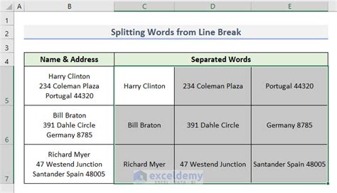 How To Separate Words Using Formula In Excel ExcelDemy