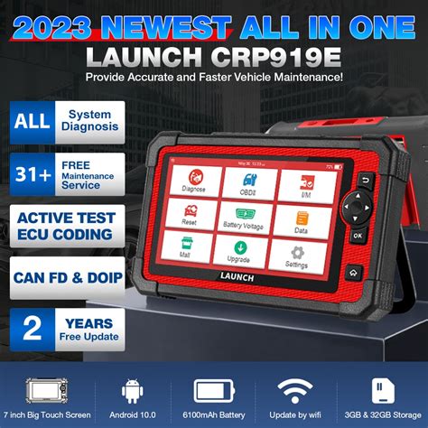 LAUNCH X431 CRP919E Car Diagnostic Tools Auto OBD OBD2 Full System