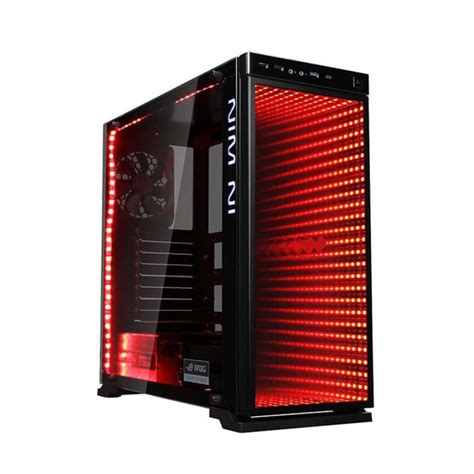Inwin 805 Infinity Rog Certified Rgb Tempered Glass Mid Tower Atx Case — Black — Best Deals At